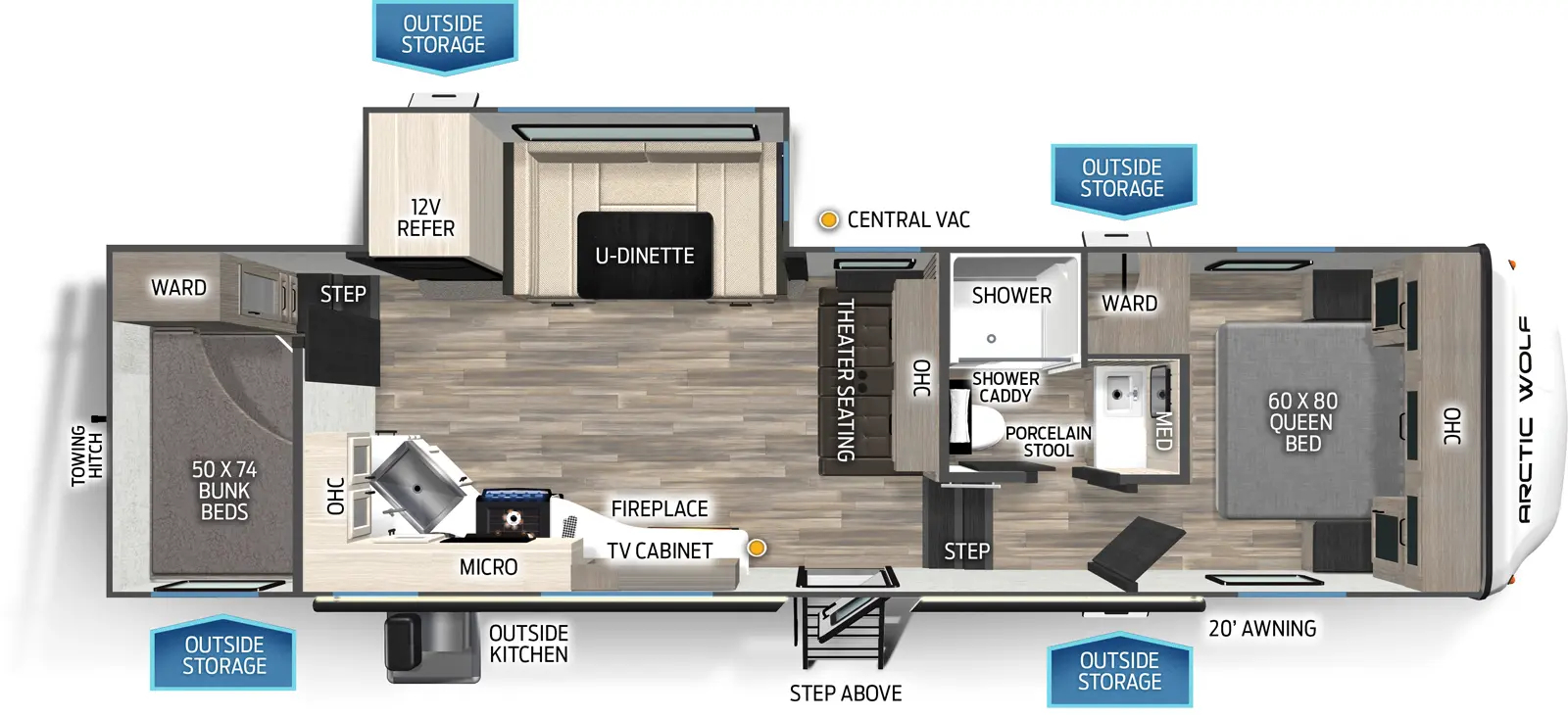 Arctic Wolf 5th Wheel RVs | By Forest River | RV Wholesale Superstore
