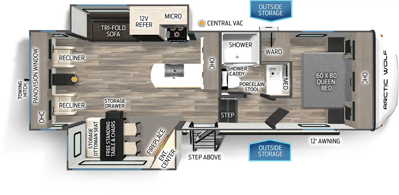 Arctic Wolf 5th Wheel RVs | By Forest River | RV Wholesale Superstore